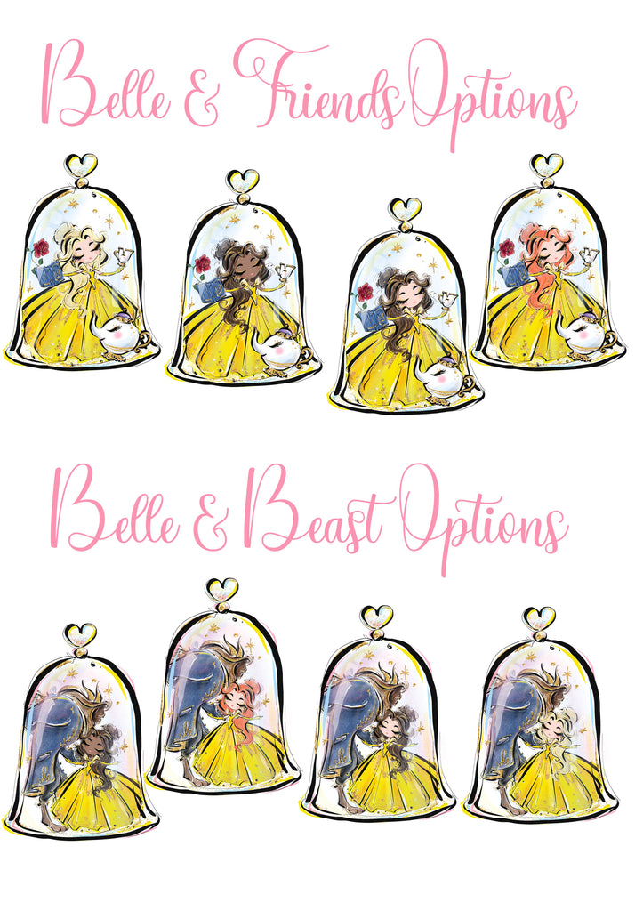 Beauty & the Beast themed Children's Satin Pj's – Ooh Darling